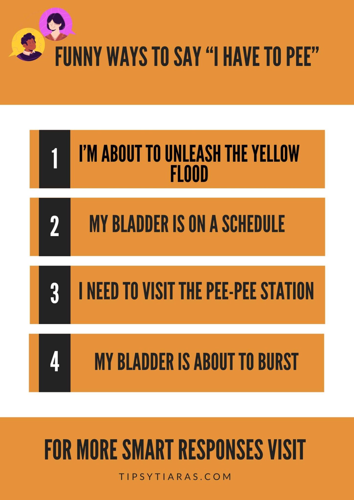 32 Funny Ways To Say I Have To Pee