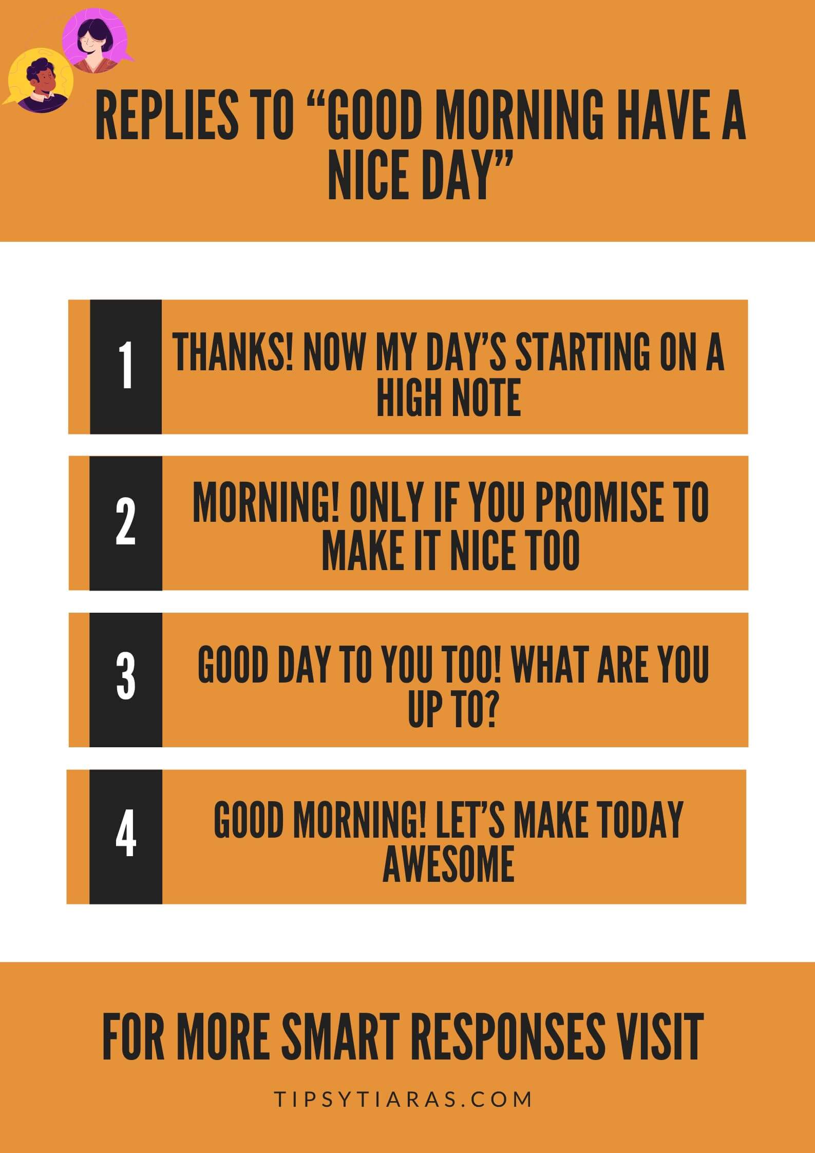 20 Replies To “Good Morning Have A Nice Day”