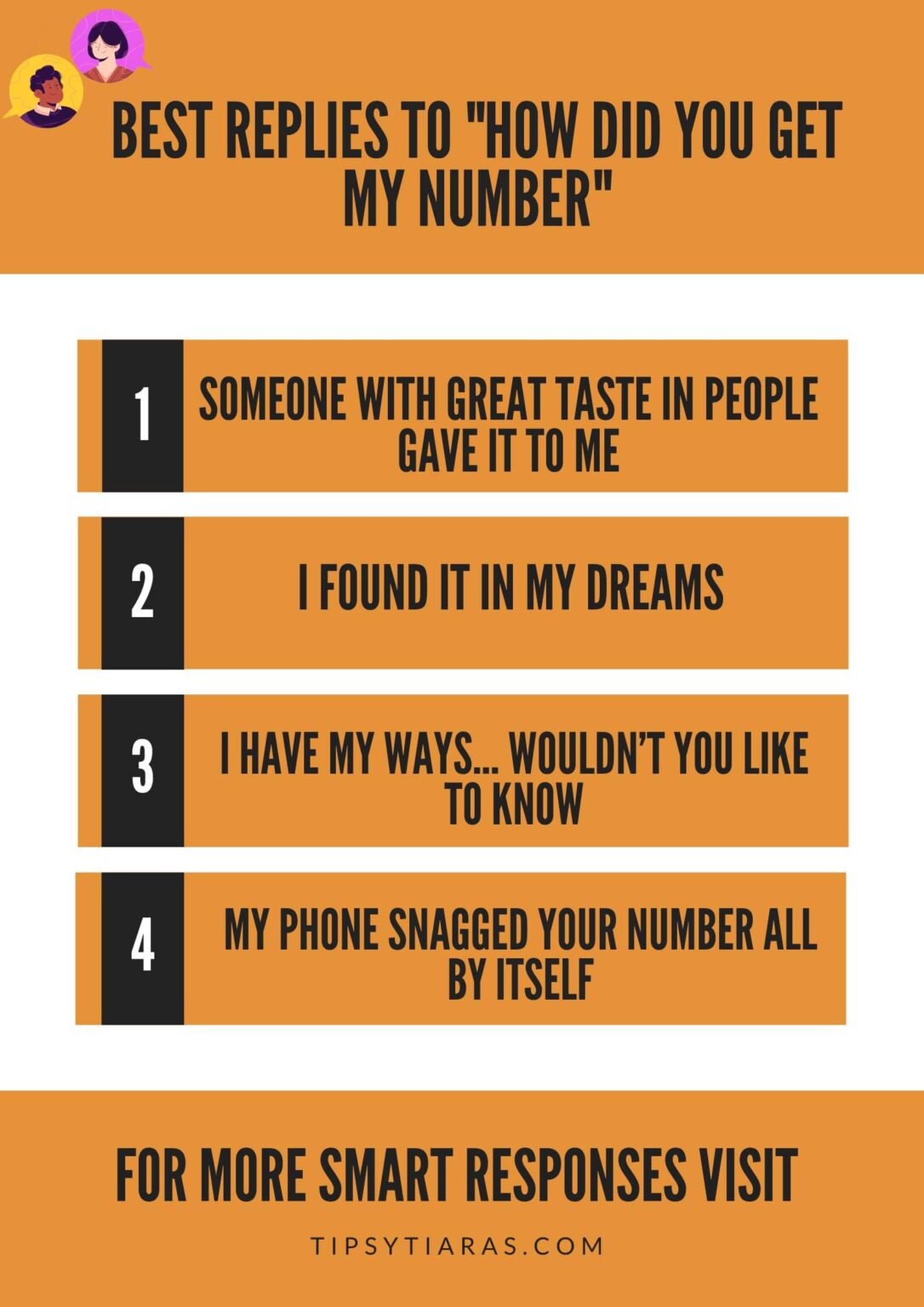 28 Best Replies To How Did You Get My Number
