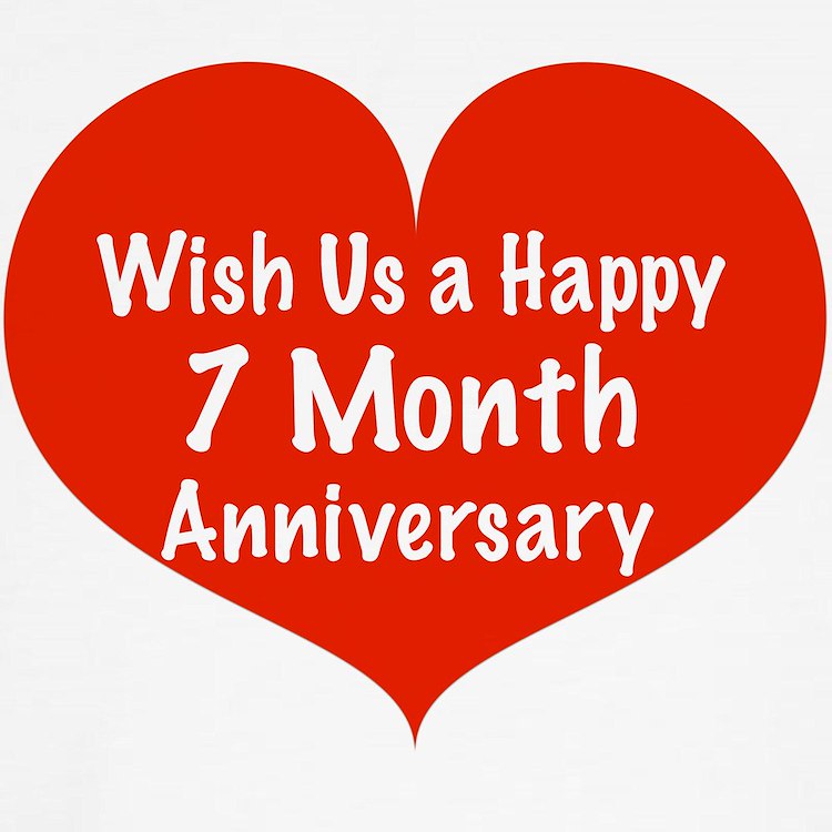 Happy 7 Month Anniversary: Cherishing Unforgettable Months Of Love And ...