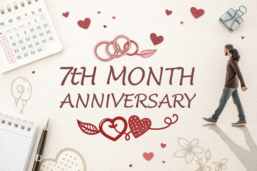 7th Month Anniversary: Celebrating Seven Months Of Love With Heartfelt ...