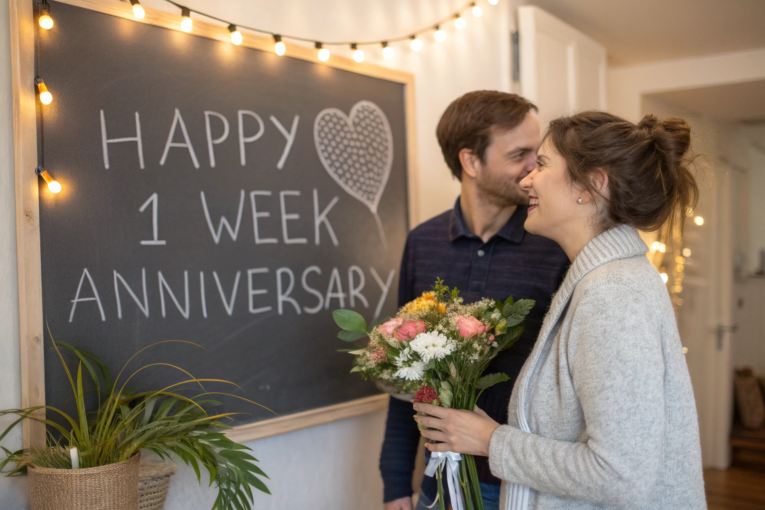 Happy 1 Week Anniversary: Celebrating Love First Milestone With Joy