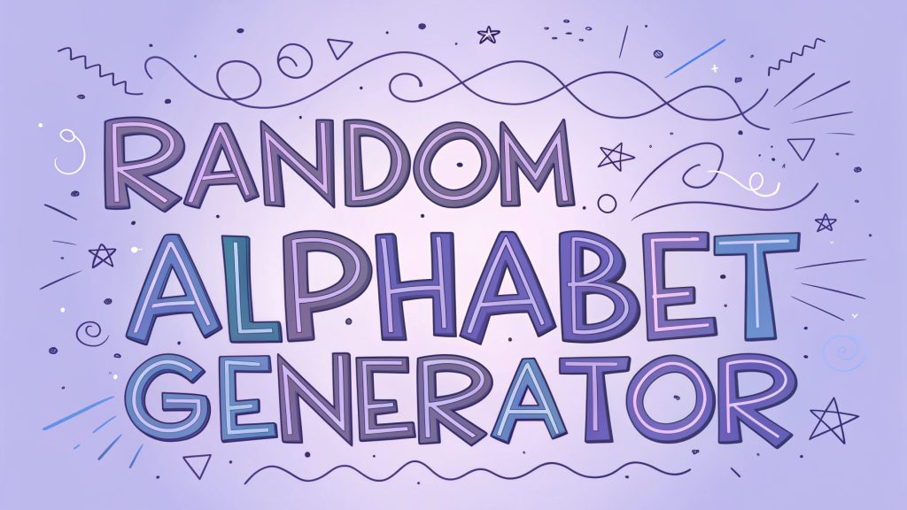 Random Alphabet Generator: Unlock Endless Creativity And Utility With ...