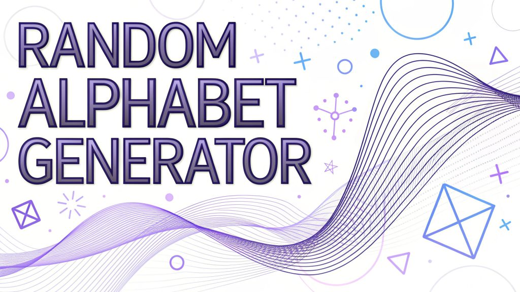 Random Alphabet Generator: Unlock Endless Creativity And Utility With ...