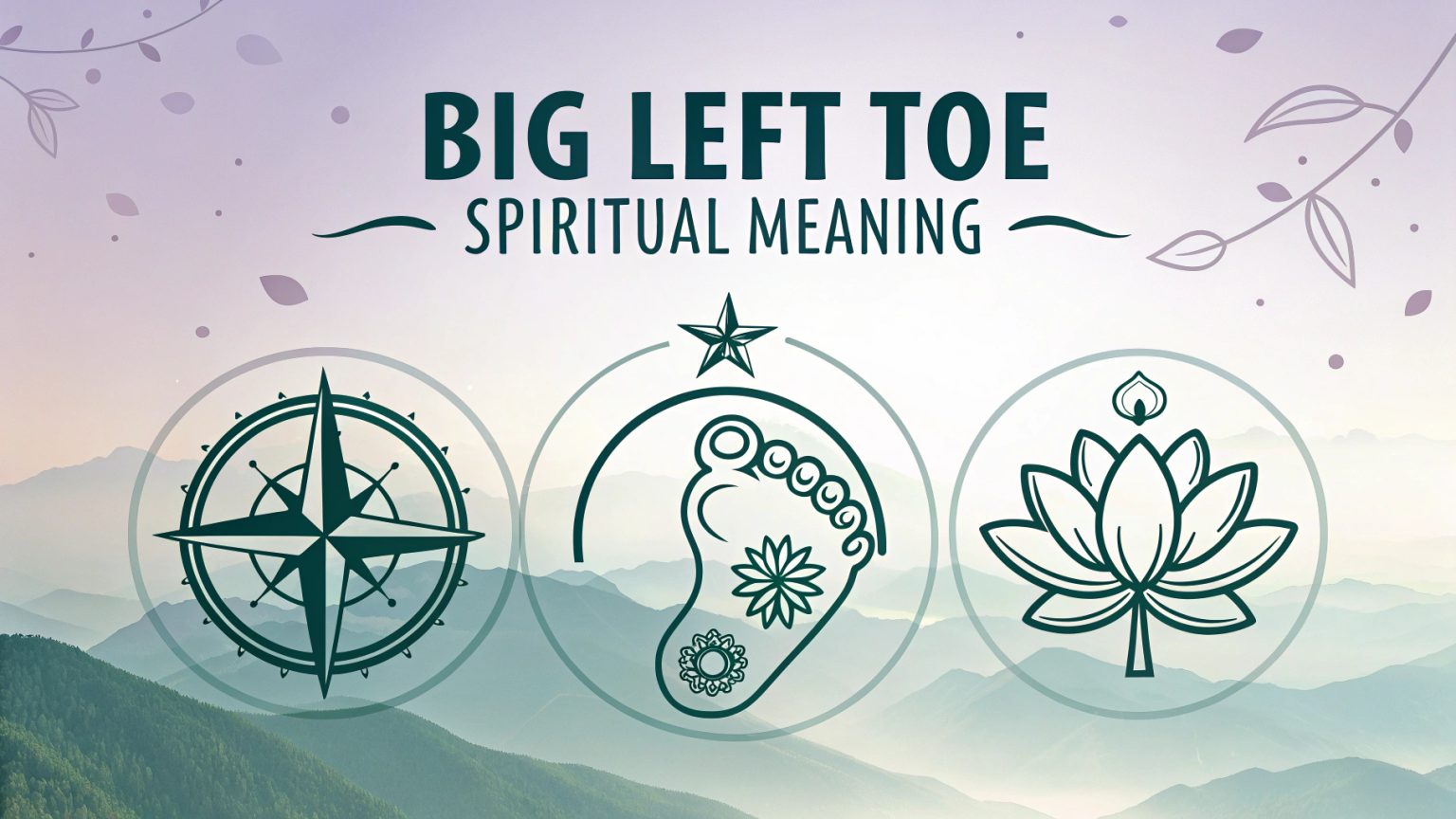 Big Left Toe Spiritual Meaning: Igniting Feminine Intuition, Grounded ...