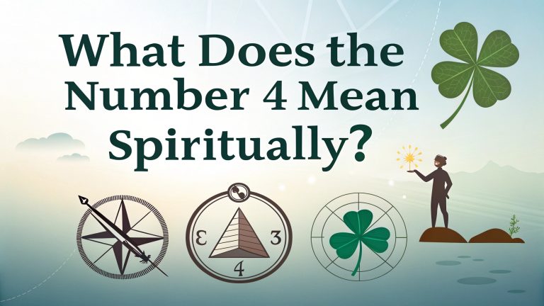 What Does The Number 4 Mean Spiritually: Unlocking Its Powerful ...