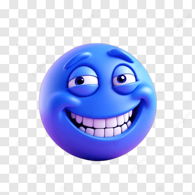 Blue Happy Emoji: Ignite Smiles And Serenity With These Joyful Digital ...